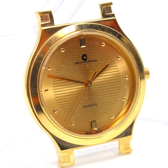 J.B Champions | Accessories | Vintage Jb Champions Watch Mens Gold Tone ...